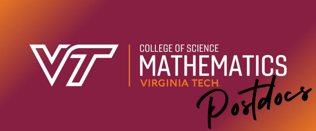 Postdoctoral Associates | Department of Mathematics | Virginia Tech